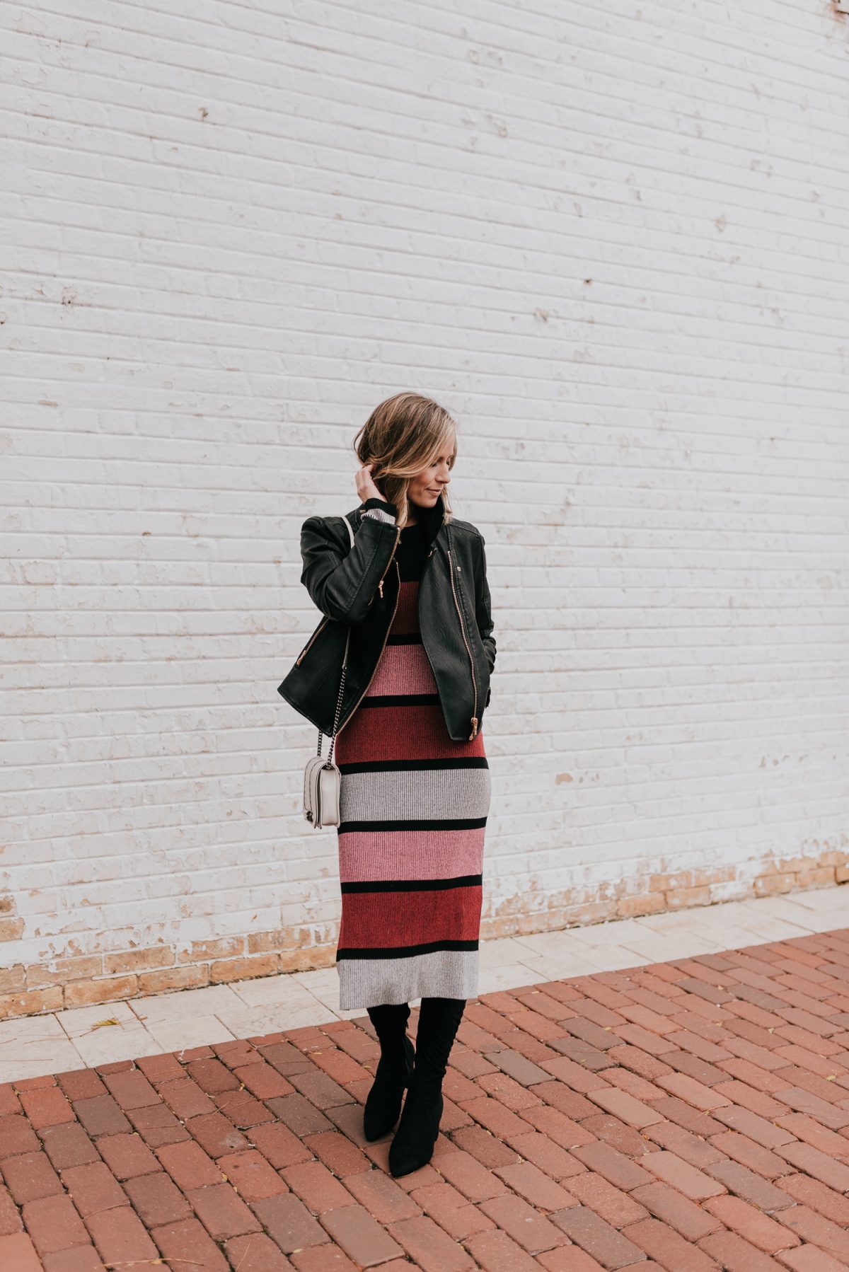 A Versatile Striped Dress: 3 Ways - My Kind of Sweet