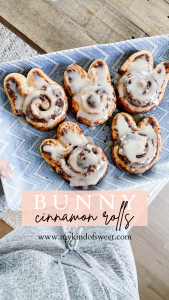 Bunny Cinnamon Rolls - my kind of sweet