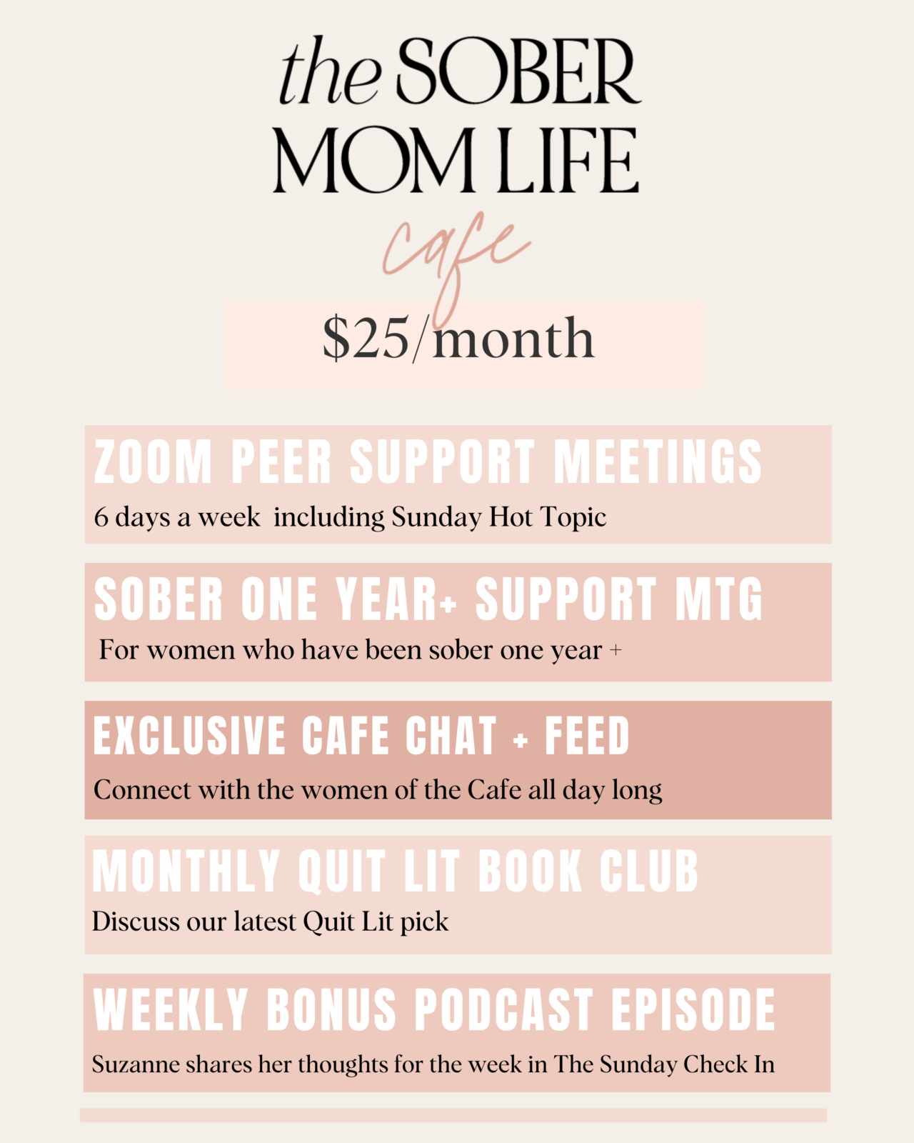 The New Sober Mom Life Membership Is Here! - My Kind of Sweet